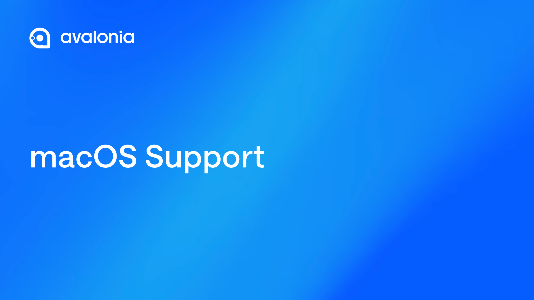 Avalonia UI for macOS | Native .NET Desktop Apps